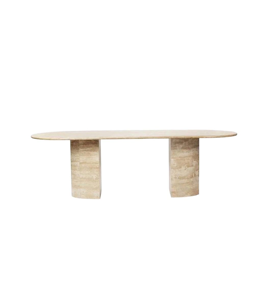 Dining table | Charlotte | Marble | Travertine – Artegant